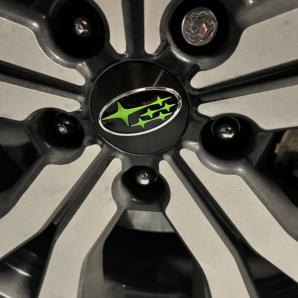 Wheel Center Cap Overlay Decals - Set of 4! - Precision Cut - Any Color ...