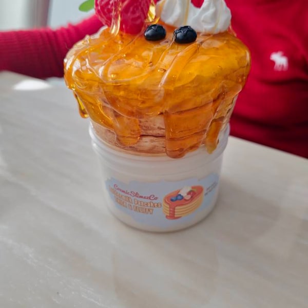 Buttermilk Pancakes Glossy Slime Kit: DIY Clay, Syrup, and Fruit - ASMR ...