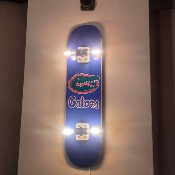 Skateboard Lamp Checkerboard - Etsy