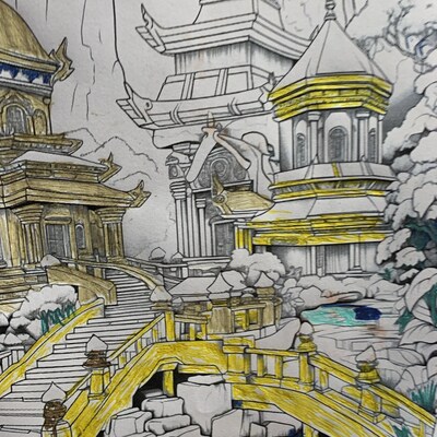 50 Enchanted Underwater Coloring Book, Printable Under the Sea Coloring ...