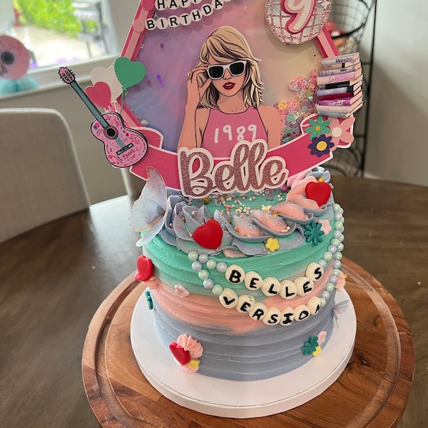 Swiftie Cake Topper - Etsy