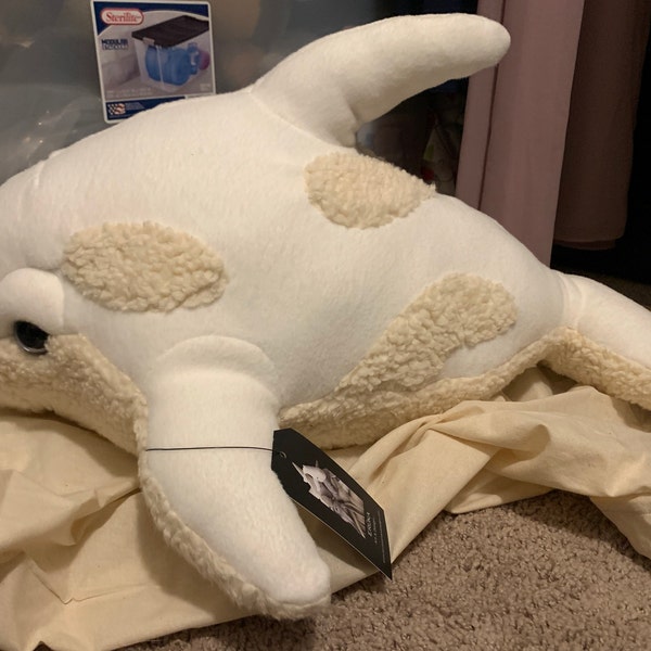 Baby Killer Whale Plush Toy - Handmade Orca Plush Doll, Unique Stuffed ...