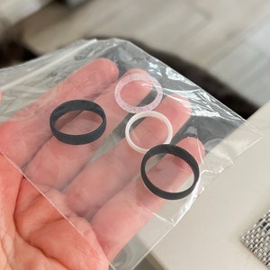 Silicone Rings Stackable Water Proof Wedding Eco Friendly - Etsy