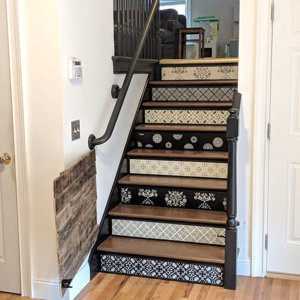 Custom Stair Riser / Alternative to Stair Riser Decals & Vinyl / Free ...