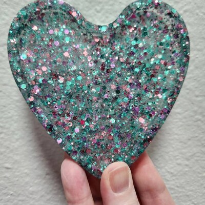 Resin Gold Flake Flower Coaster - Etsy