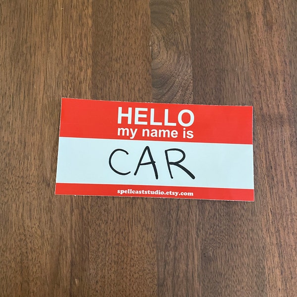 Funny Weird Gen Z Bumper Sticker, a Witch Turned Me Into a Car, 7.5 X 3 ...