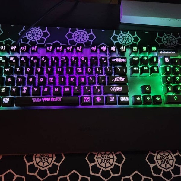 Persona5 Anime Theme Backlit Keycap Set | Anime Keycap Set | Mechanical ...