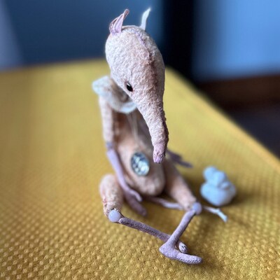 TINY Beige Boy Mouse. Bjd Stuffed Animals Rat by Ratberry. Blythe and ...