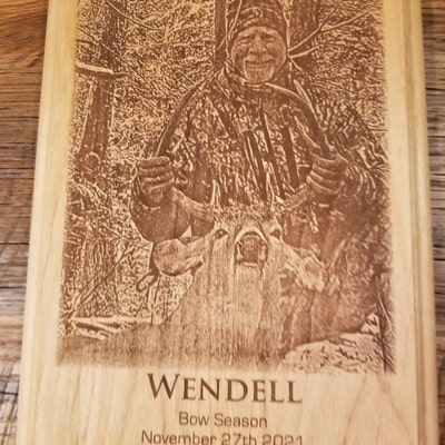 Personalized Laser Engraved Hunting Photo Onto Plaque hunting Pictures ...