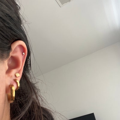 Very Light 18k Gold Filled Light Chandelier Dangling Earrings Featuring ...