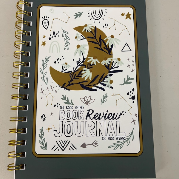 Book Review Journal: Reading Log With 100 Review Pages - Etsy