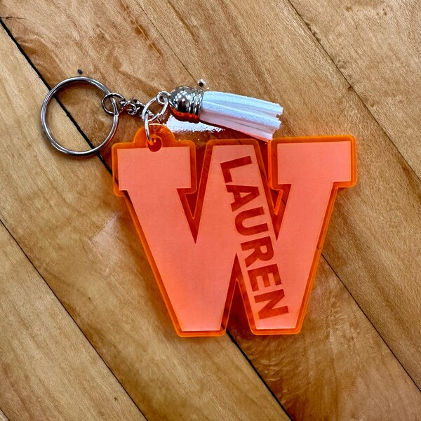 Kids Backpack Tag With Tassel, Personalized Custom Name Tag, Kids ...