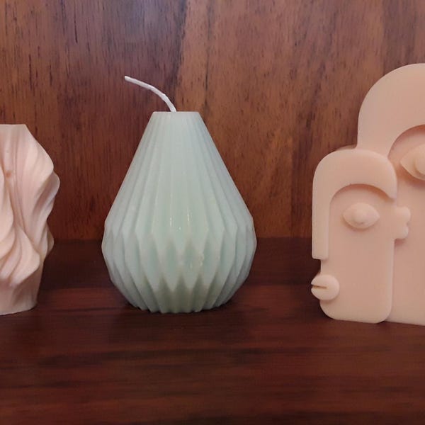 Decorative Wavy Candle Wave Design Home Decoration Candle Artistic ...