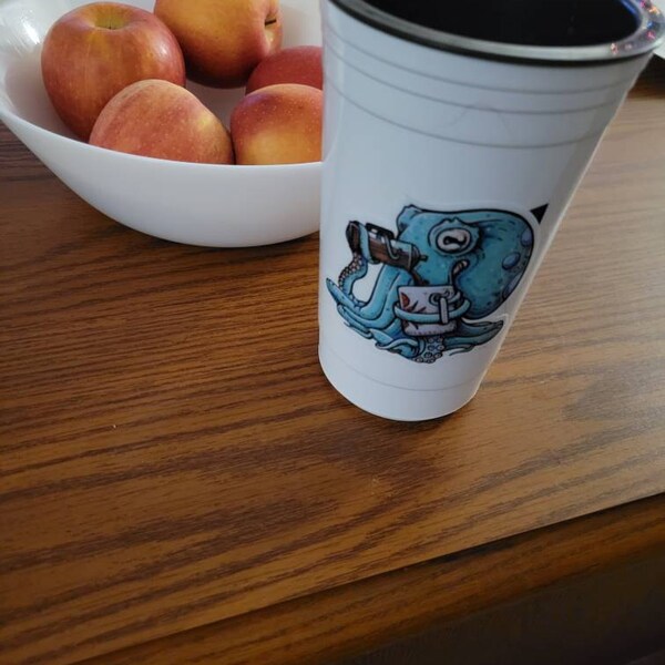 7 Magnet Pack: the Octobaristas! Octopus Making Coffe / Tea, Octopus ...