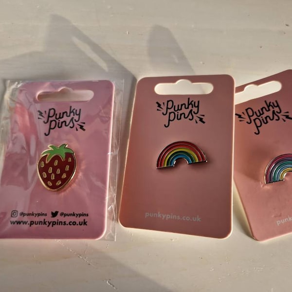 Pastel Rainbow Pin // Pastel Rainbow Enamel Pin, Pastel Enamel Pin ...