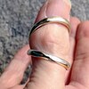 Sterling Silver Splint Ring Adjustable for PIP or DIP Joint Swan Neck ...
