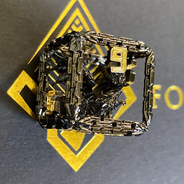 DND DM Screen With 4 Wider Panels 3D Faux Leather Panoramic Battle ...