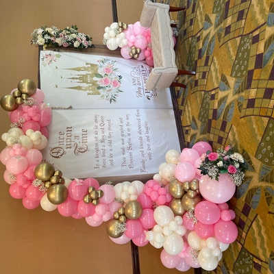 Personalized Enchanted Birthday Backdrop Enchanted Themed Party ...