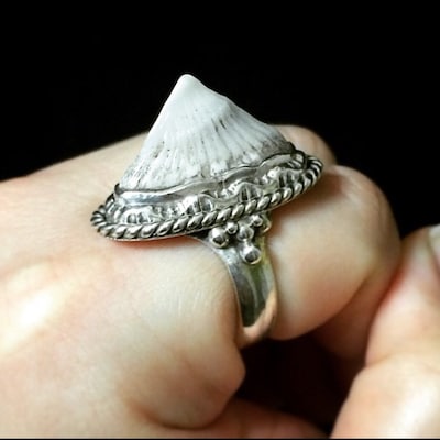 Sterling Silver Stingray Ring Handmade Silver Ring With Stingray Custom ...