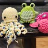 Bead Crochet Mini Turtle Keychain With Different Color Options - Etsy
