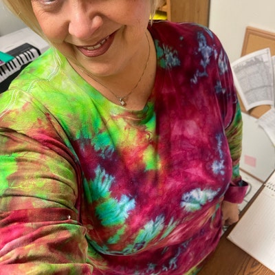 S-5x, 10-96 Dispatcher Unisex Gray Tie-dye T-shirt, 911 Dispatcher ...