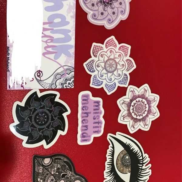 Henna Hand Sticker | Henna Art | Mehendi Art | Desi - Etsy