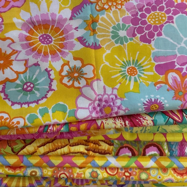10 Kaffe Fassett BLUE Fat Quarter Bundle - Etsy