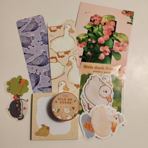 Duck Bookmark You're on This Page Cute Bookmark - Etsy