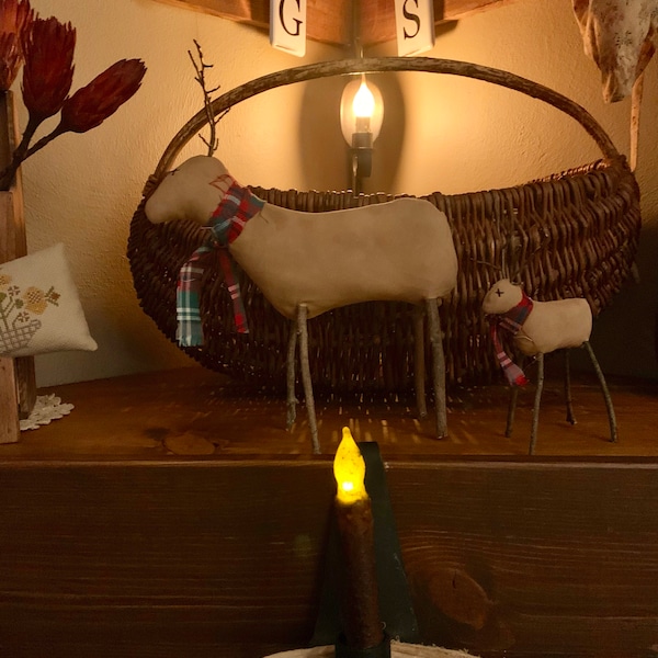 Primitive Reindeer Decor - Etsy