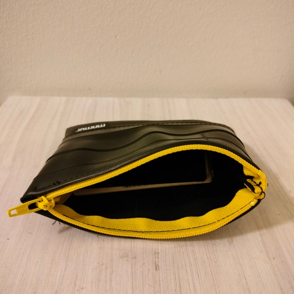 Inner Tube Coin Pouch for Men. Zipper Coin Purse Water Resistant ...