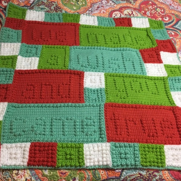WISH Pattern for Crocheted Blanket - Etsy