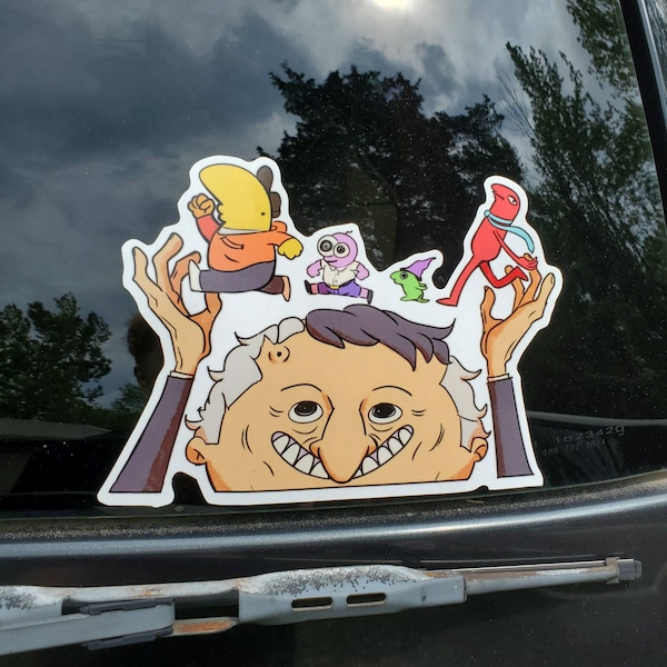 SMILE! - Enjin and Rudo Gachiakuta 4" Sticker - Etsy