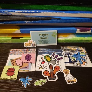 Bacterial Infections and Disease Sticker Set | Etsy