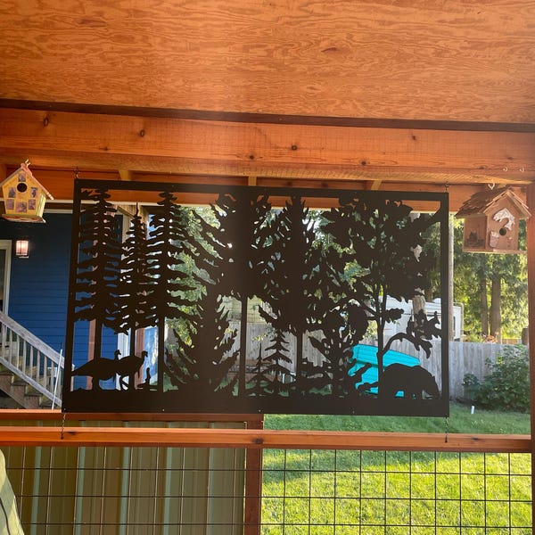 Metal Fence Topper for Privacy, Fence Toppers Metal Decorative Panels ...