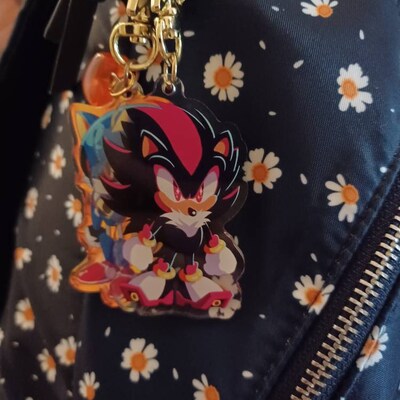 Sonic the Hedgehog and Shadow the Hedgehog Acrylic Keychain - Etsy