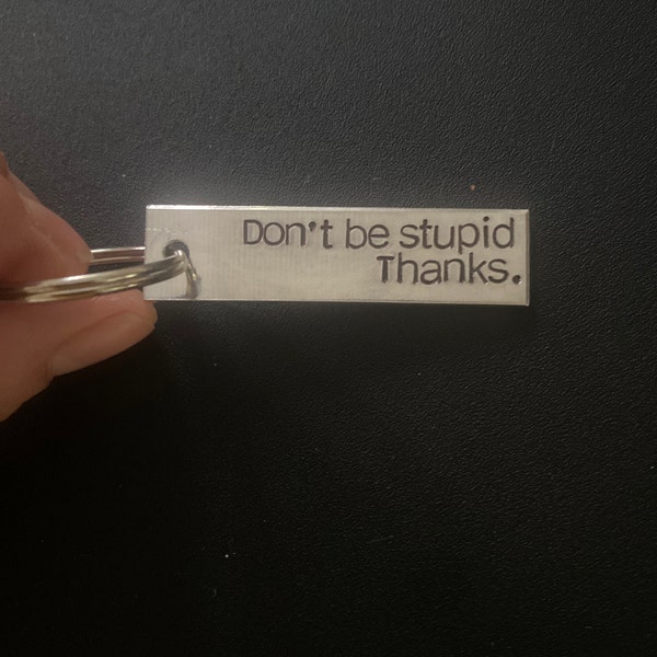 Custom Hand Stamped Keychain, Personalized Keychain, Custom Keychain ...