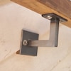 Wrought Iron L Bracket for Stairs, Wrought Iron Handrail Bracket, L ...
