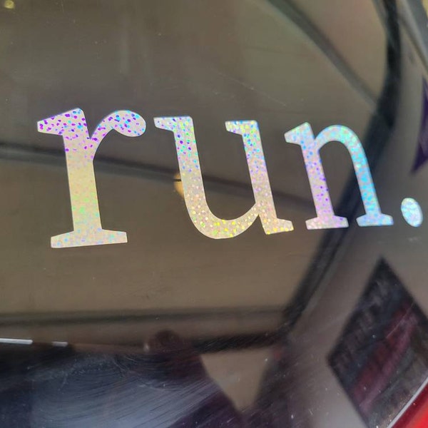 Run Decal, Marathon Decal, Half Marathon Decal, Running Decal, Car ...