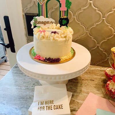 Lucky One First Birthday Cake Topper, St. Patrick's Day Cake Topper ...