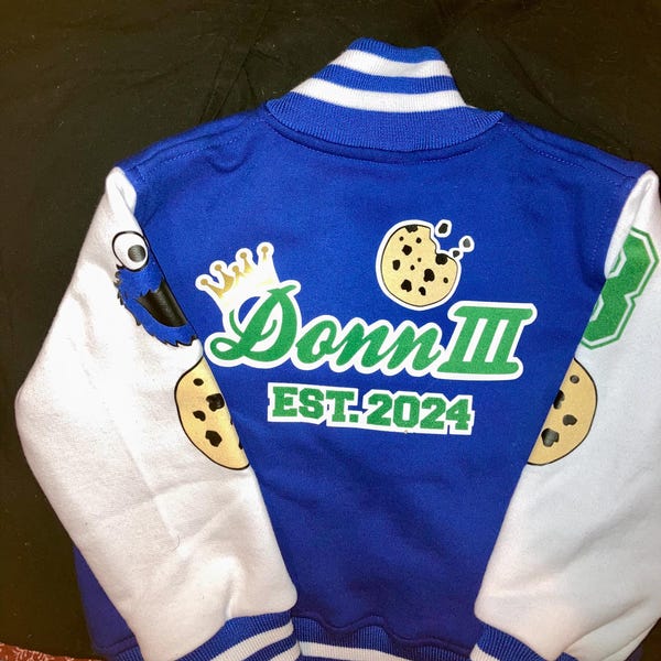 Personalized Kids Varsity Jacket: Custom Letterman Style - Etsy