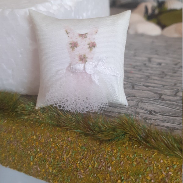 Dollhouse Miniatures Pillow - Etsy