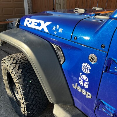 Star Wars Captain Rex METALLIC Blue and White Permanent Vinyl Decal - Etsy