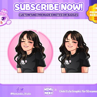 Custom Cute Stream Overlay Package / Twitch Overlay Commissions ...