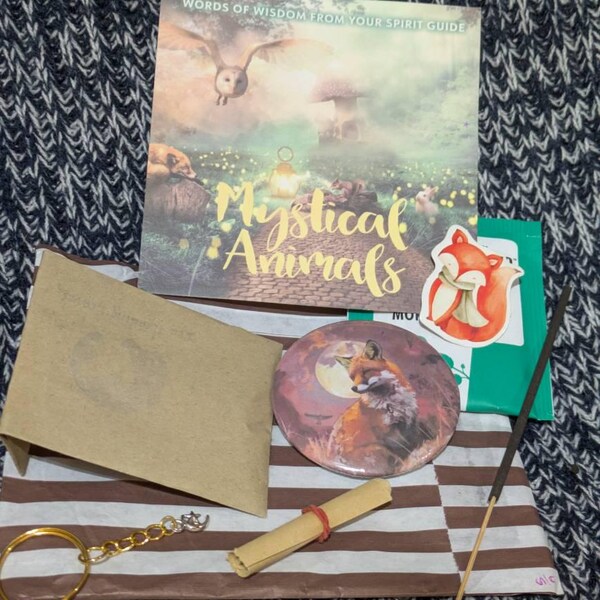 Crystal Mystery Box • Witchcraft Surprise Gift • Wiccan Crystals Lucky ...