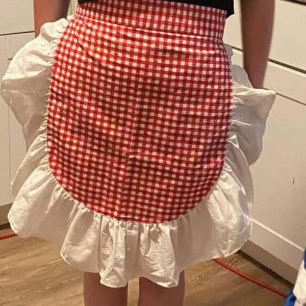 Vintage 1940s Style Apron, Reproduction WWII Victory Apron, Retro ...