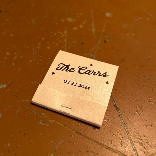 My Apartment Sparkle Matches - Personalized 30 Strike Matchbooks ...