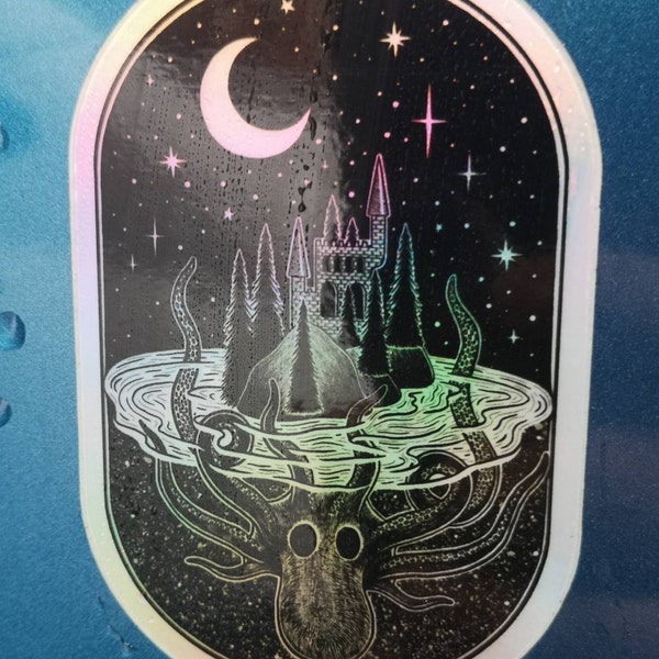 Sticker KRAKEN Holographic - Etsy