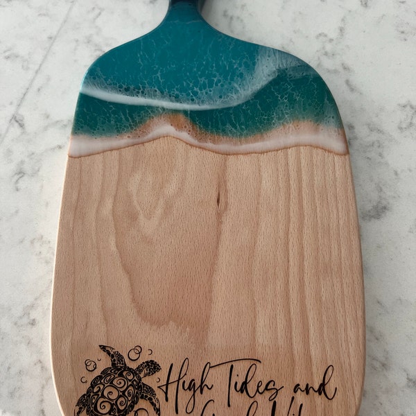 MADE TO ORDER Custom Engraved Cheese Ocean Board, Personalized ...