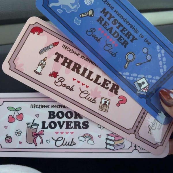 Bookish Ticket Bookmark | Handmade Bookmark | Laminated Bookmark ...