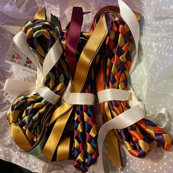 CUSTOM Set of 3 Wedding Cords - Choose Your Colours and Charms ...